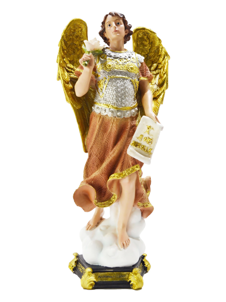 Archangel Gabriel Statue: Powerful Messenger of God (8”) - Botanica San ...