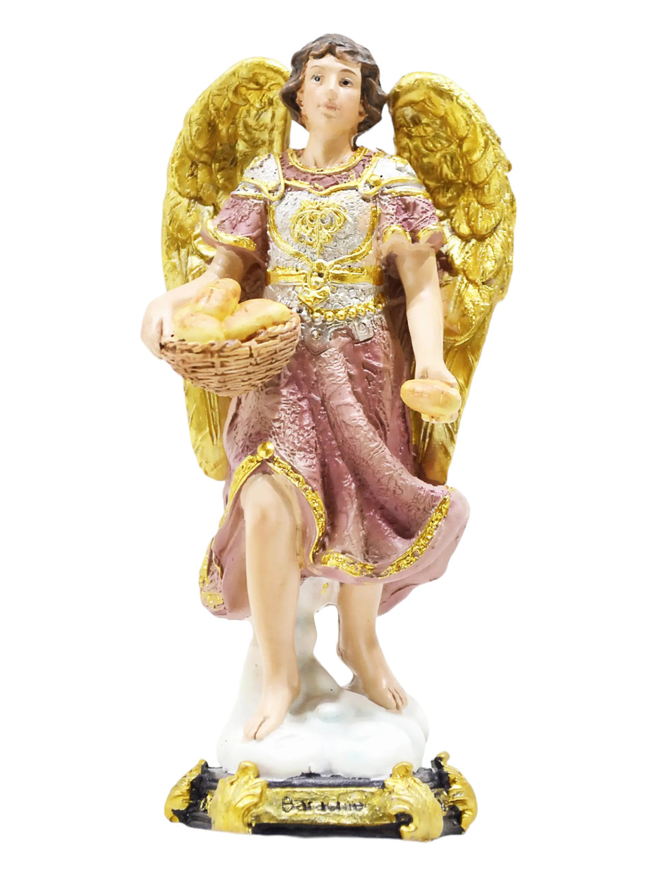Archangel Barachiel Statue: Angel of Blessings (5”) - Botanica San Lazaro