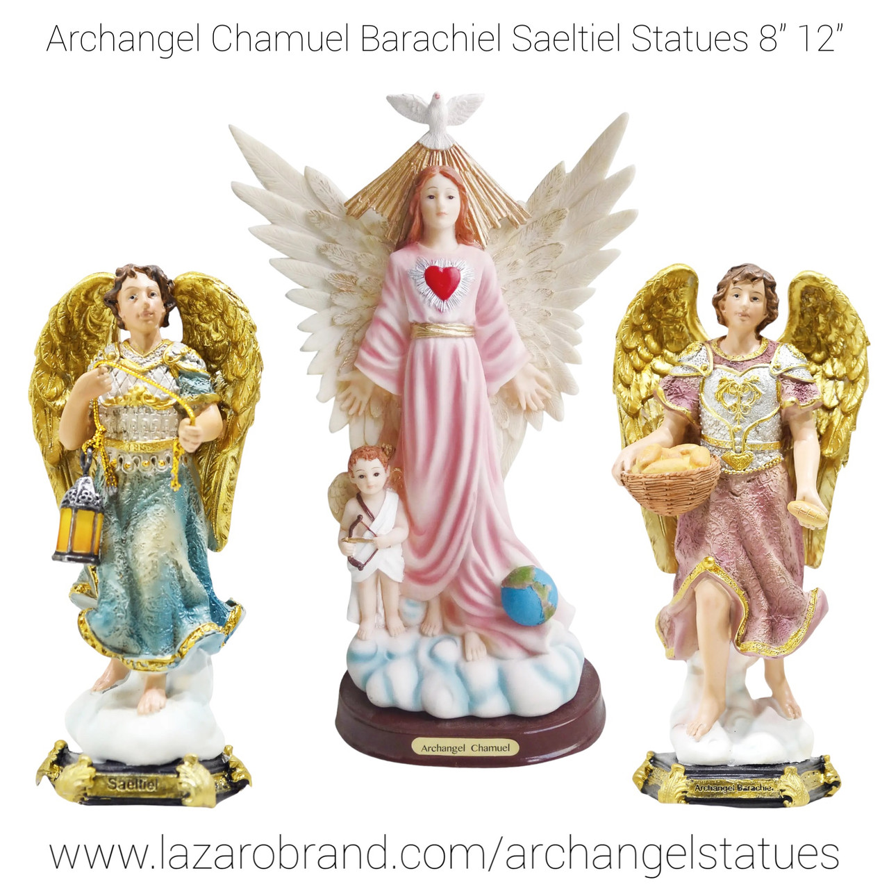 Archangel Barachiel / Angel of Blessings / 8” Statue / Divine Abundance ...