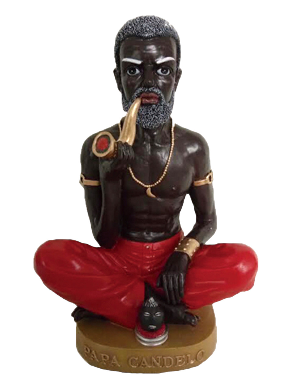 Papa Candelo Statue: The Miracle Worker - Wearing Red Pants (12 ...