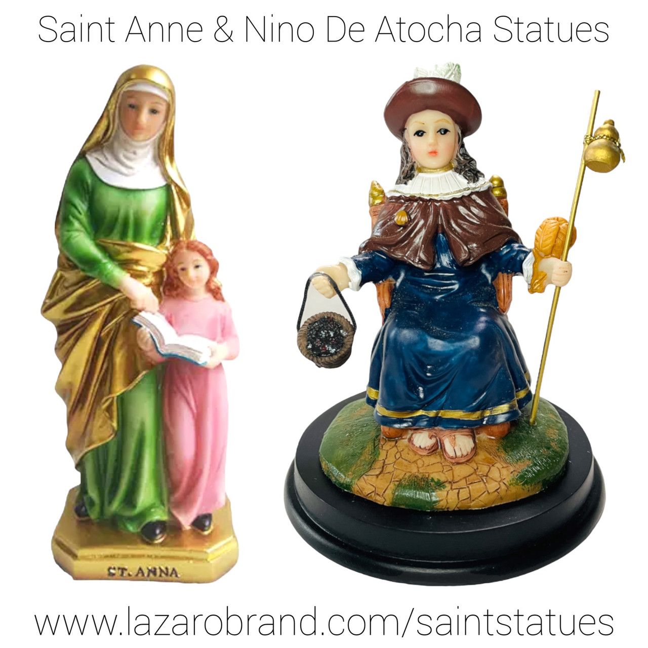 Saint Anne Santa Anna Statue: Patron of Mothers, Source of Family Peace ...