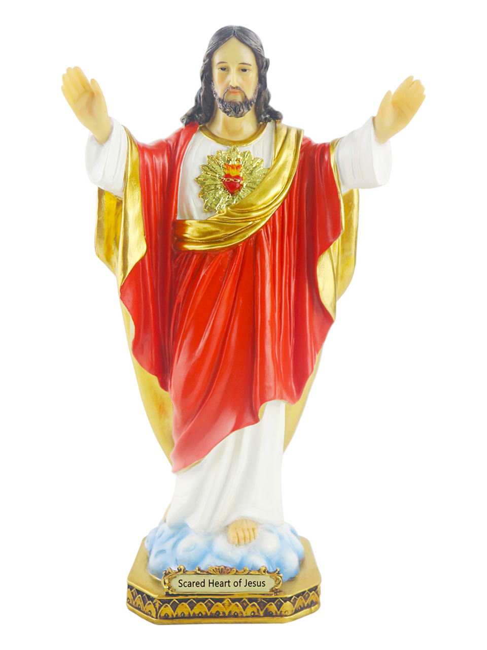 Sacred Heart Of Jesus Statue: Compassionate Heart, Divine Protection (5 ...