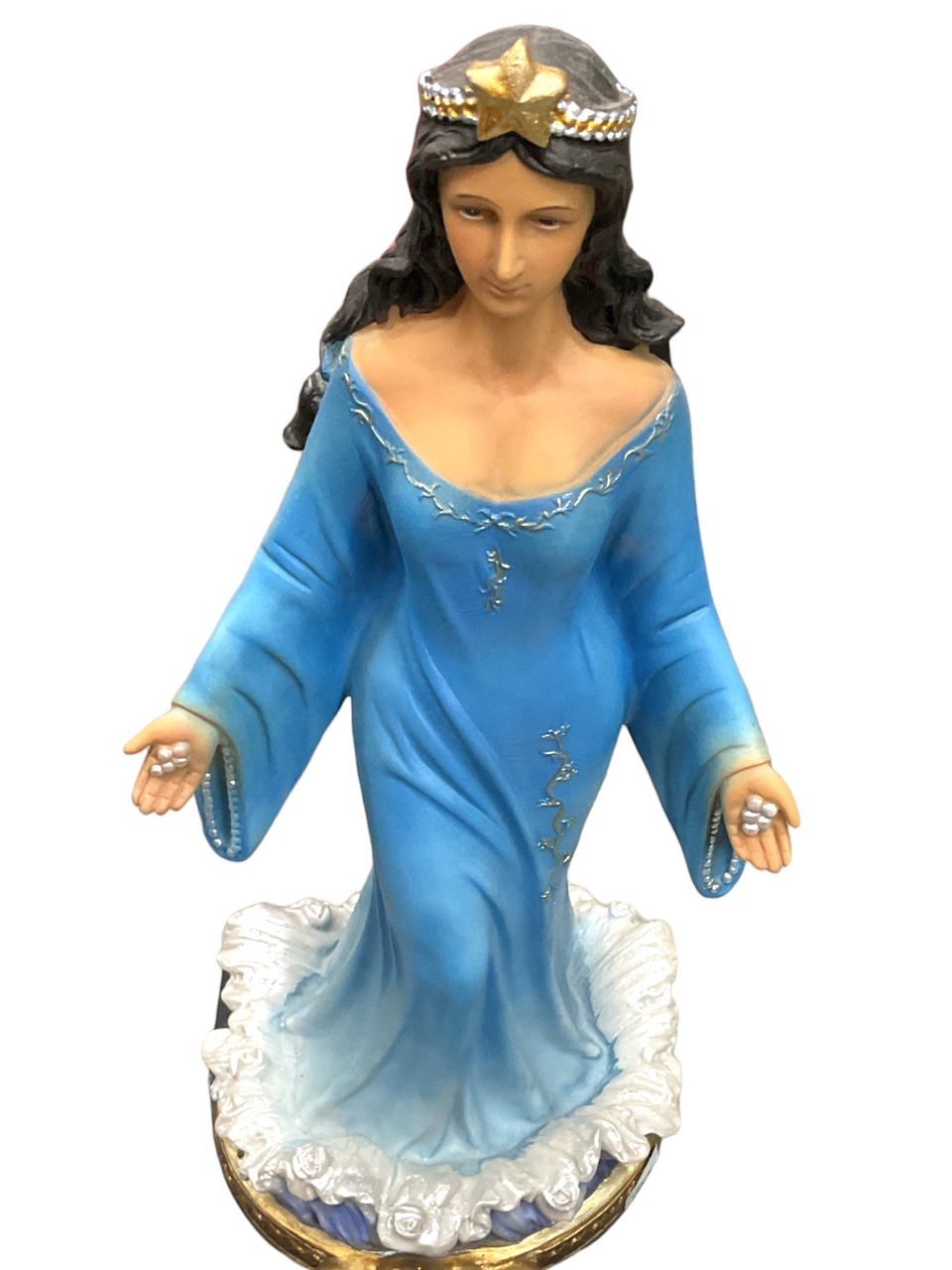 Orisha Yemaya Statue: Mother Of All Waters Standing On Waves (16 ...
