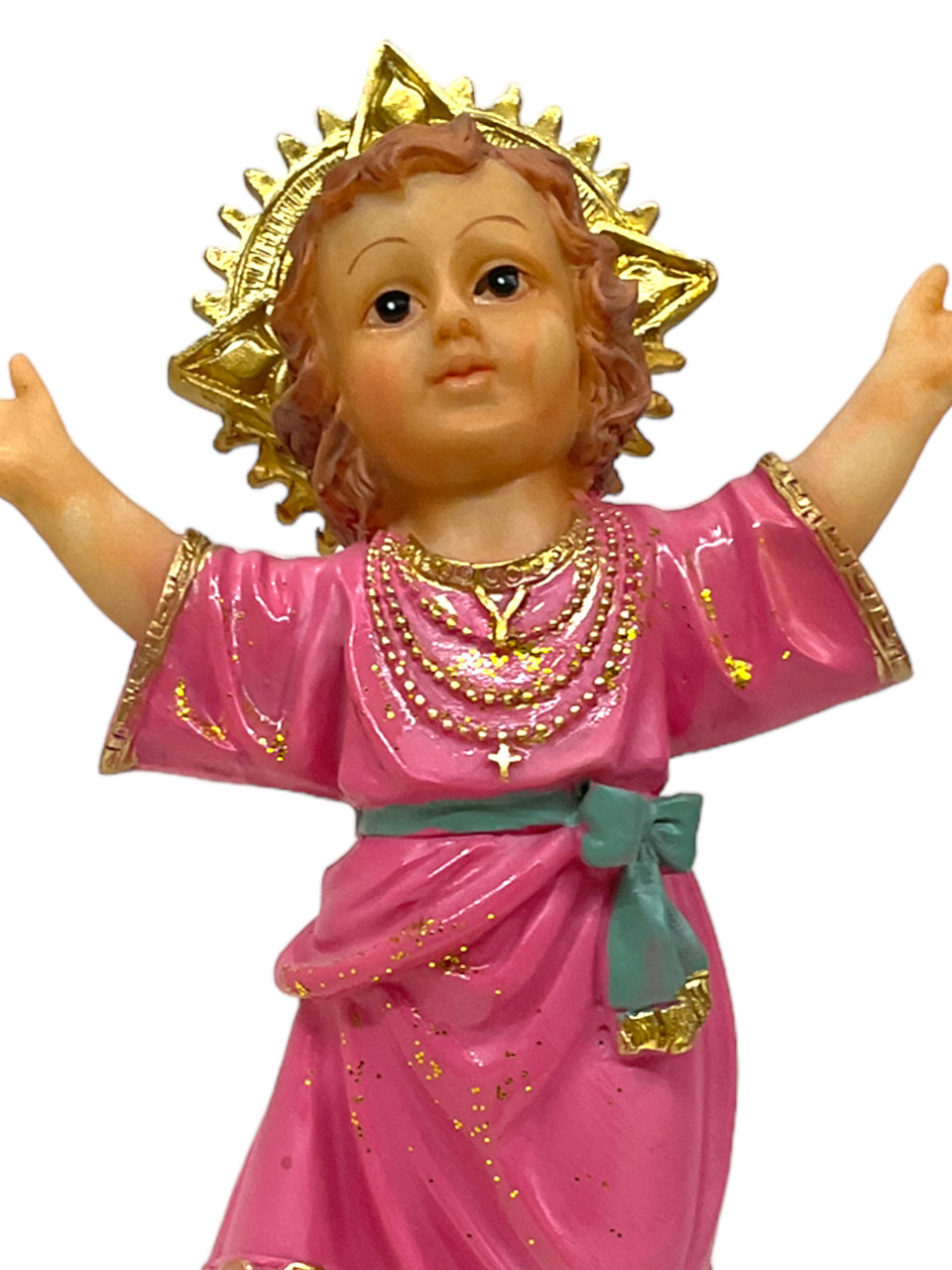 Divine Child Jesus Statue - Standing On Clouds With Doves (8”) - Lazaro ...