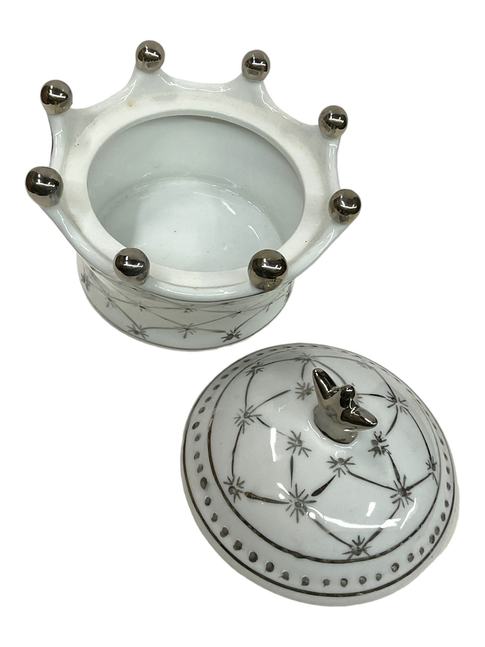 Orisha Obatala Offering Jar / Sky Father & Guardian / White & Silver ...