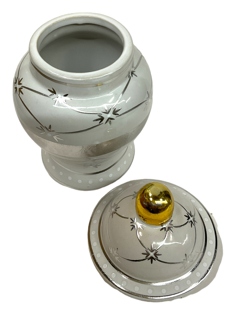 Orisha Obatala Offering Jar / Sky Father & Guardian / White & Silver ...