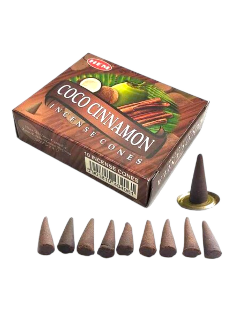 Coconut Cinnamon / Incense Cones / Spiritual Cleansing, Good Luck ...