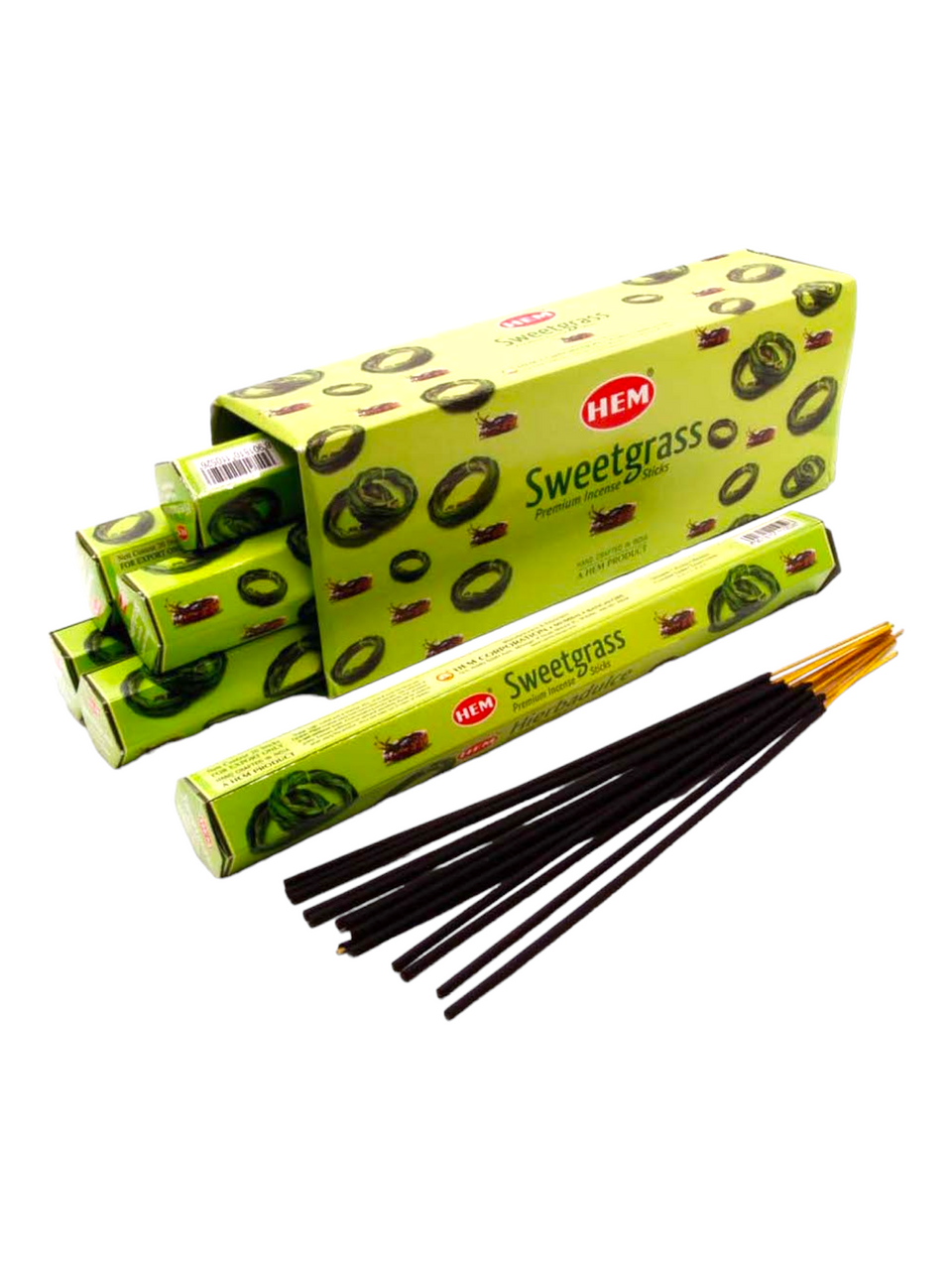 Sweetgrass Hierbadulce Incense Sticks To Purify Thoughts, Eliminate ...