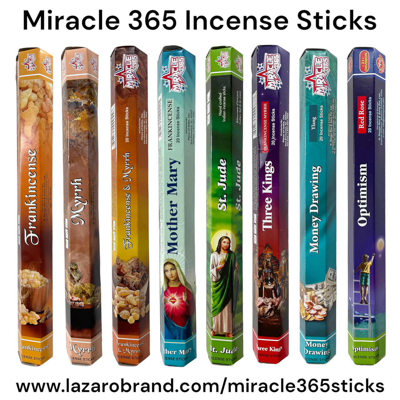 Three Kings Frankincense & Myrrh Hand Crafted Indian Incense Sticks ...