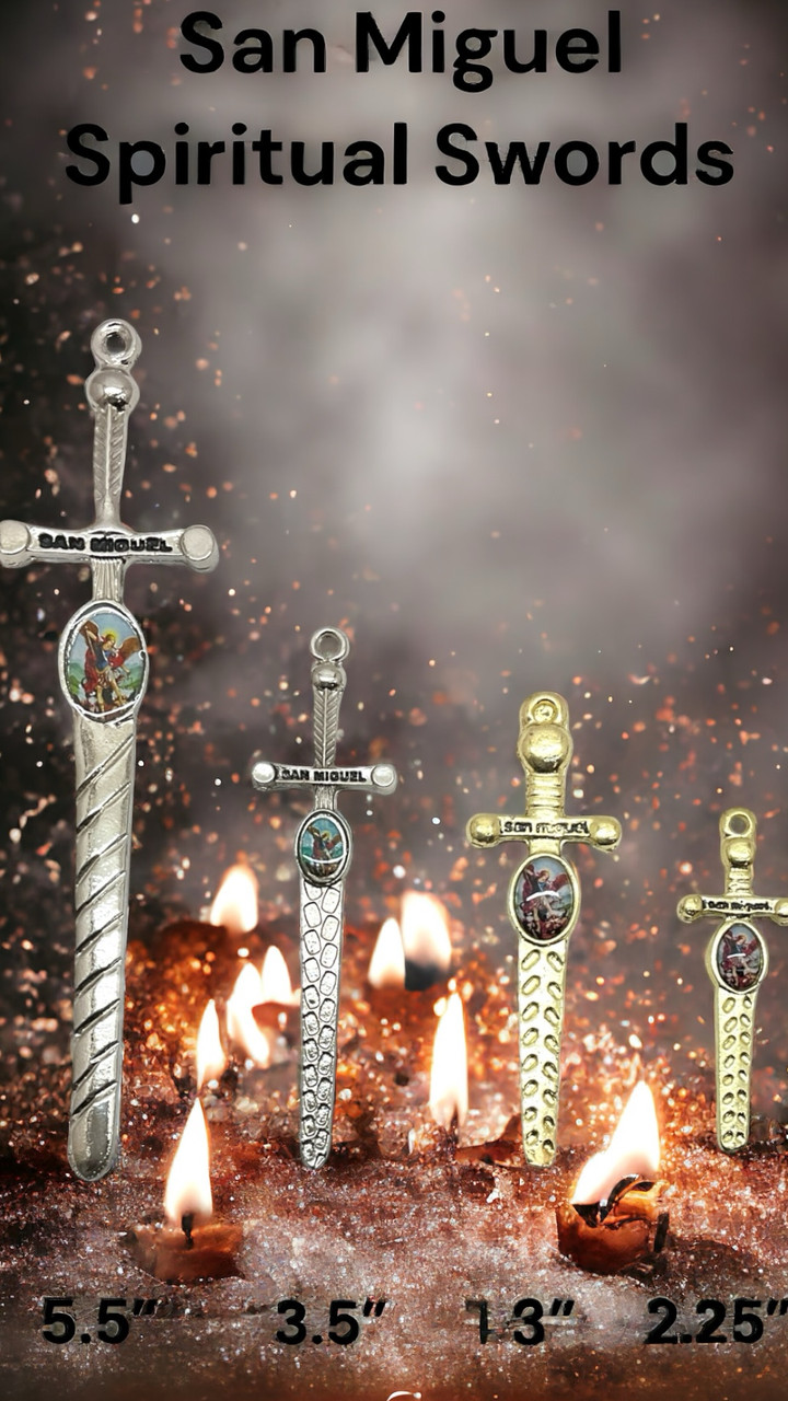 San Miguel Sword Talisman (3.5”) – Divine Defender Against Evil ...