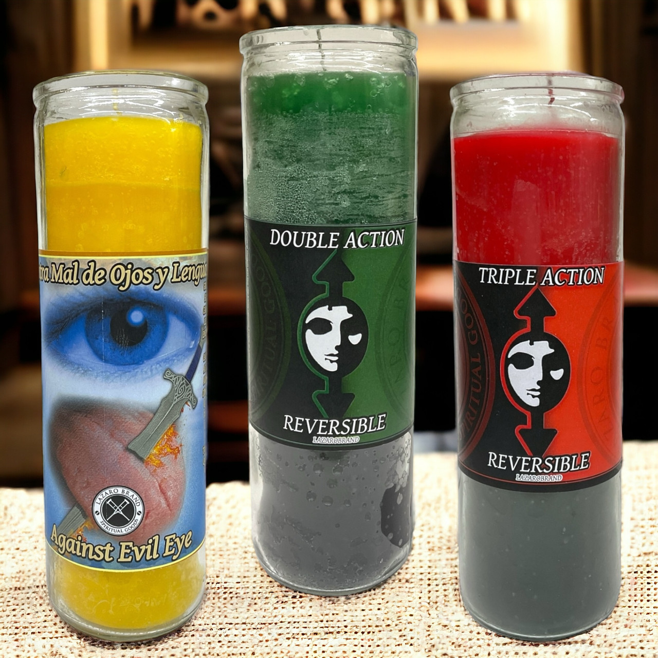 Double Action Reversible 7 Day Prayer Candle – Block Curses, Remove ...