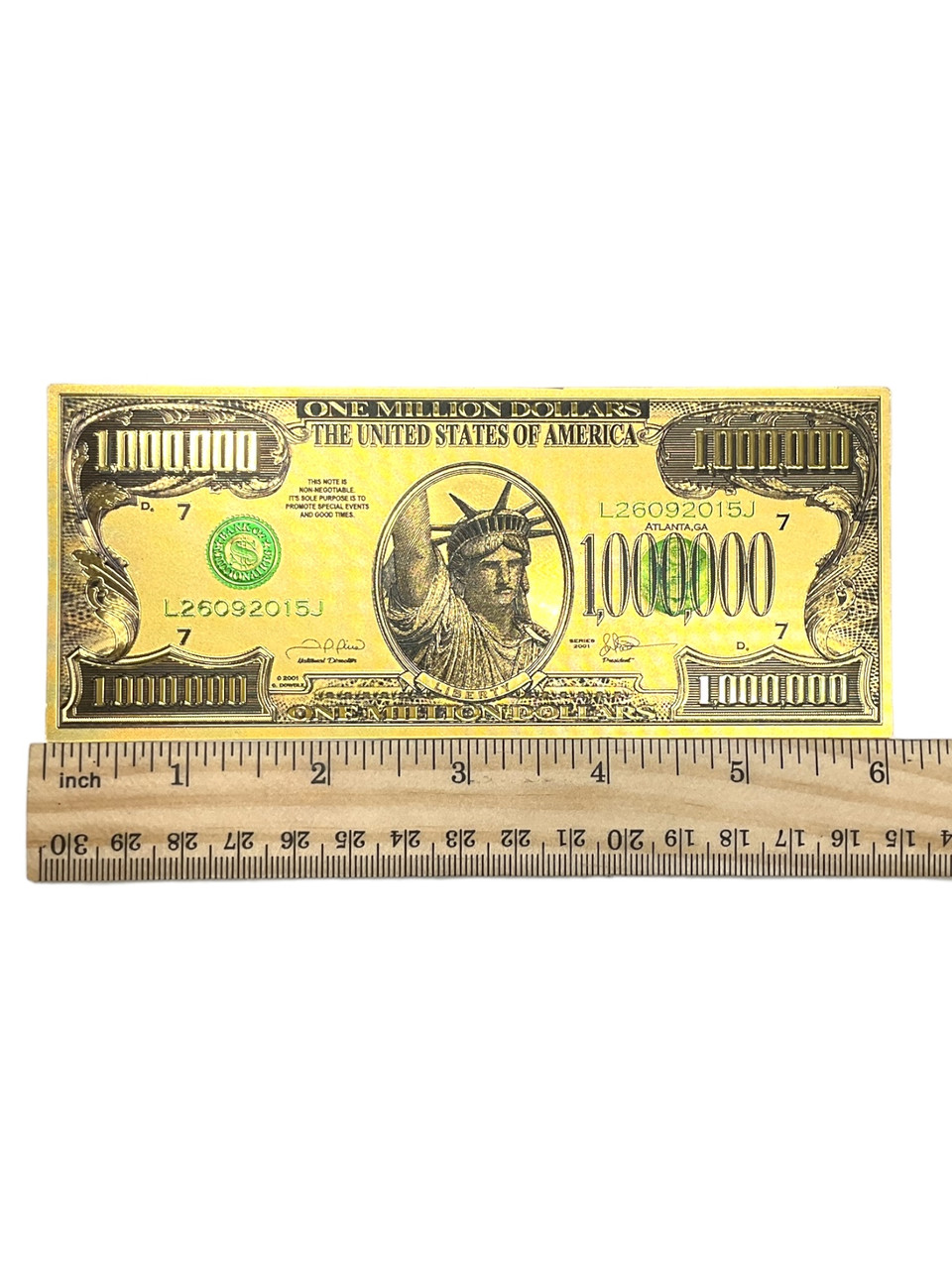 $1,000,000 Lucky Golden Money Talisman: Good Luck, Economic Protection ...