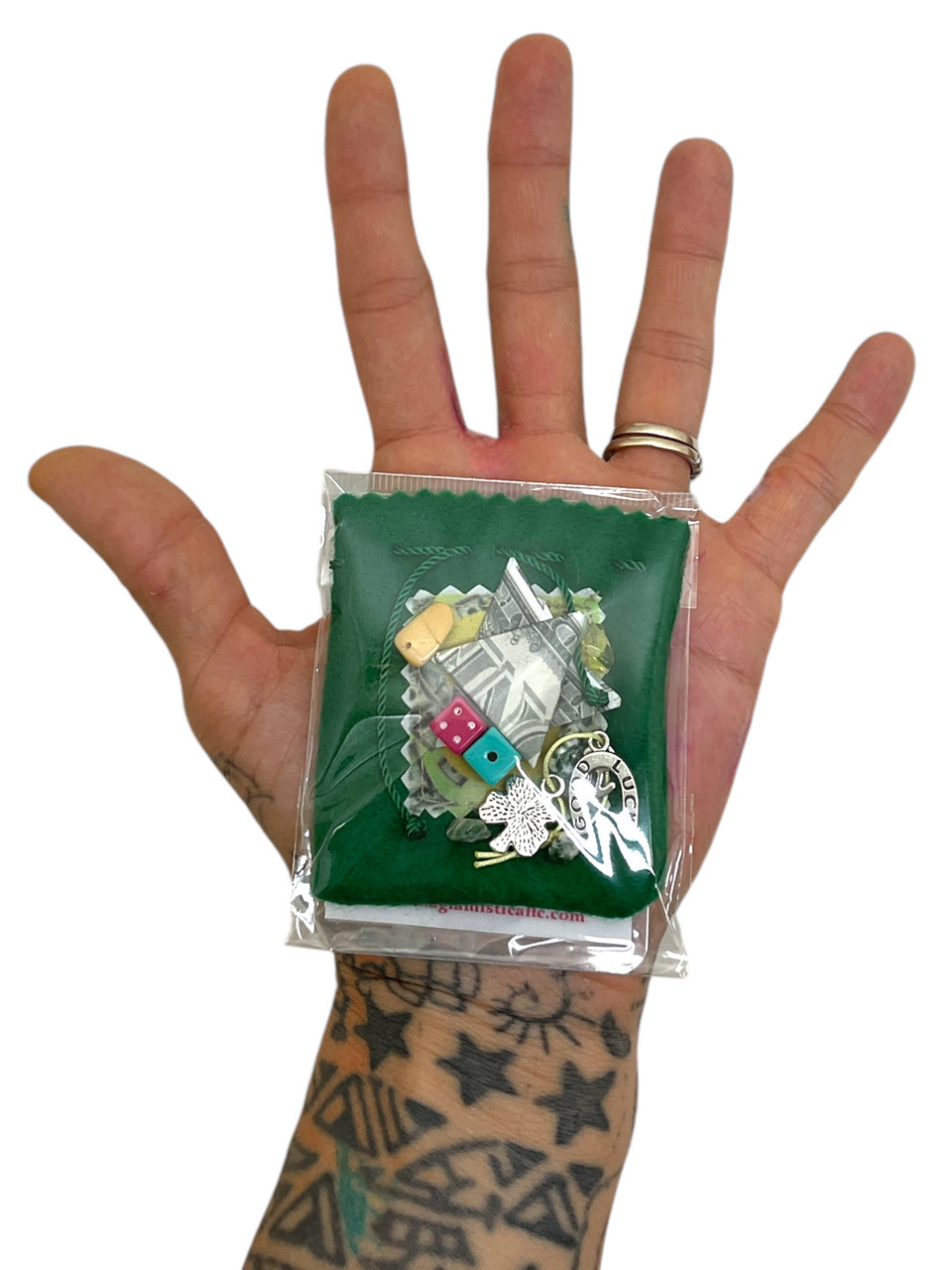 Good Luck / Ven Dinero / Mojo Bag Kit / Mojo Bag, Prayer Card & Charms ...