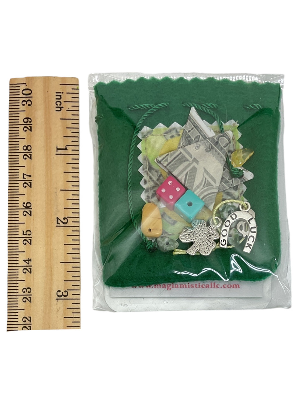 Good Luck / Ven Dinero / Mojo Bag Kit / Mojo Bag, Prayer Card & Charms ...