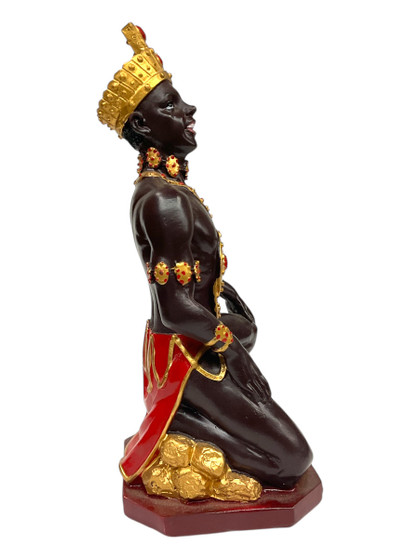 Chango Macho Statue 8" - Honor the Orisha of Thunder and Fire