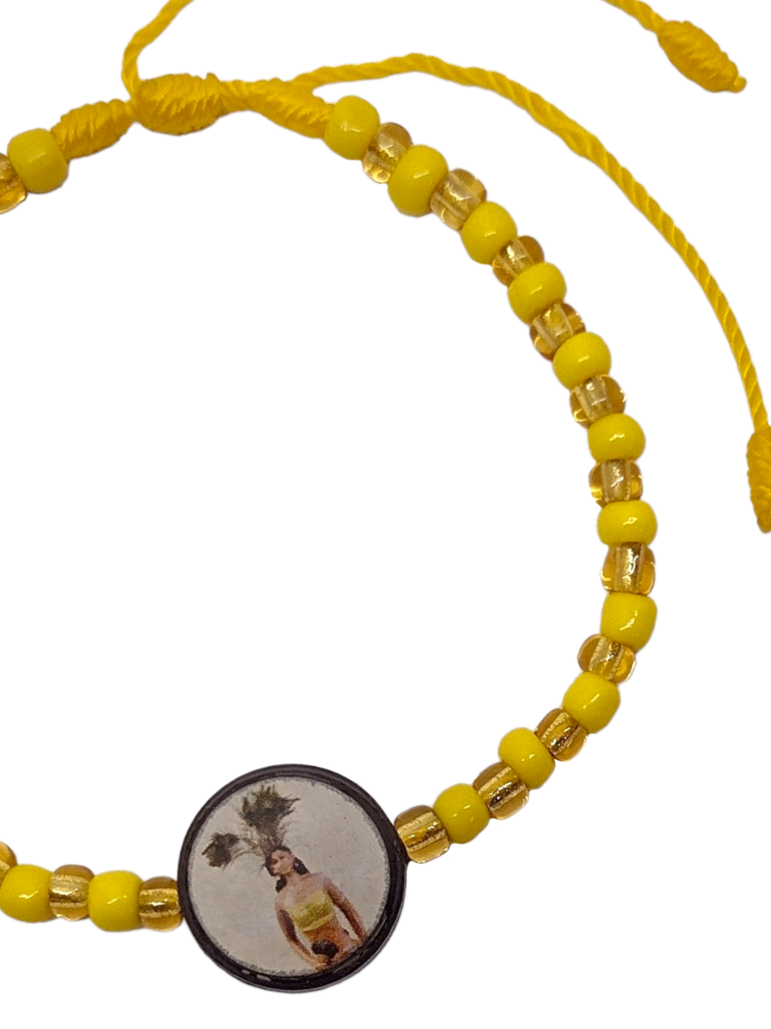 Orisha Oshun Goddess of Love & Fertility Gold/Yellow Image Bracelet For ...