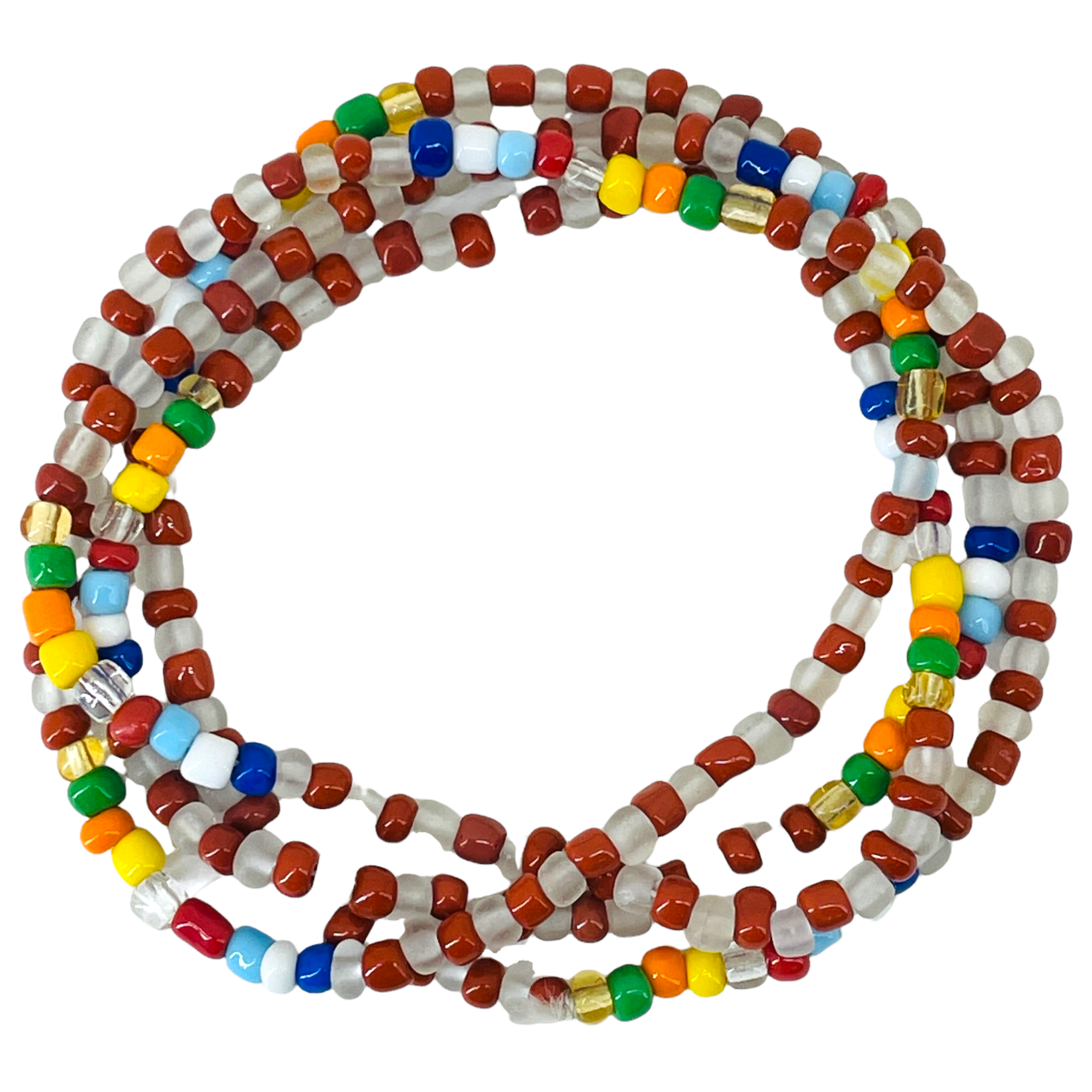 Orisha Agayu God of Volcanos & Deserts Multicolor Eleke Bead 34 ...