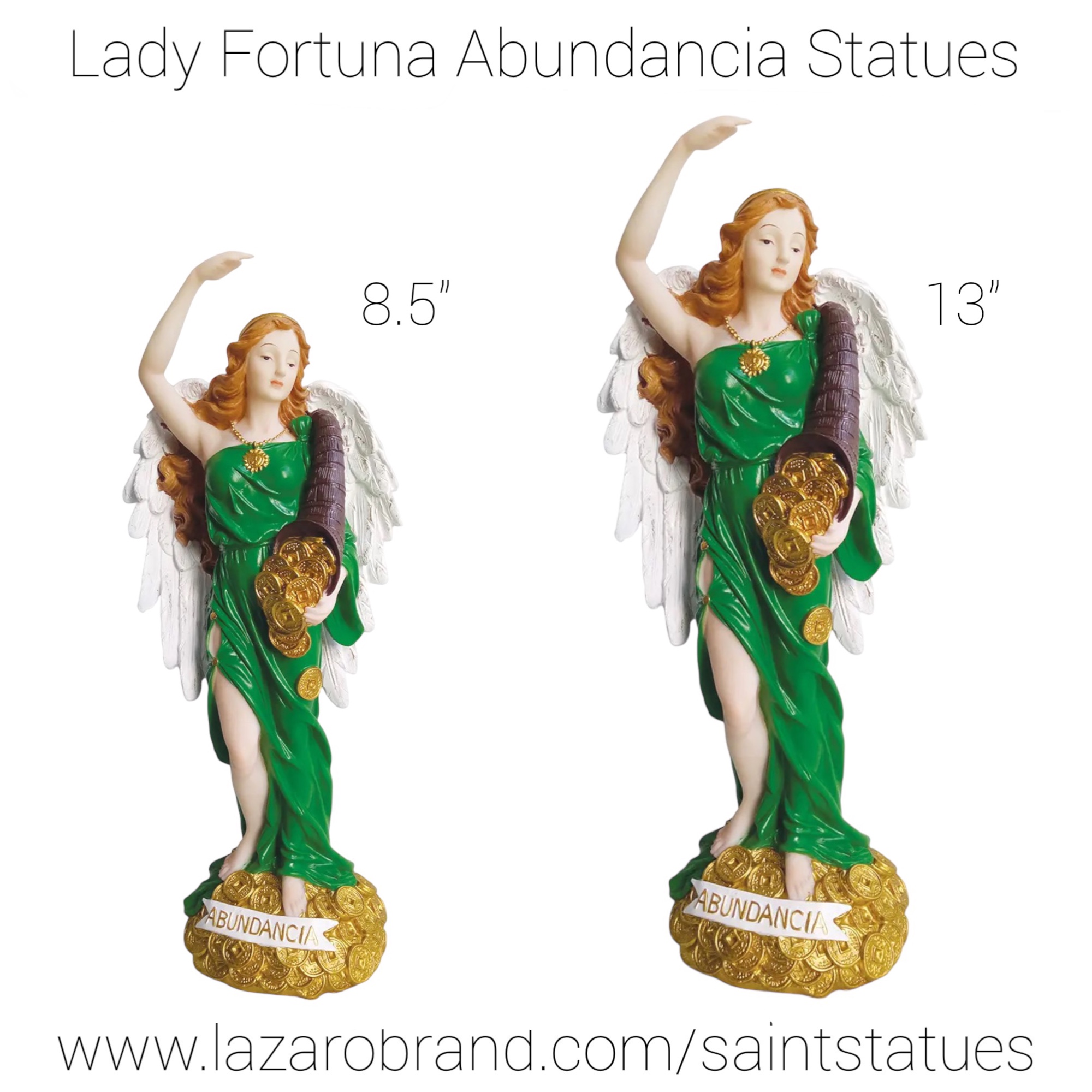 Lady Fortuna Goddess Of Fortune & Luck Angel De La Abundancia 13 ...