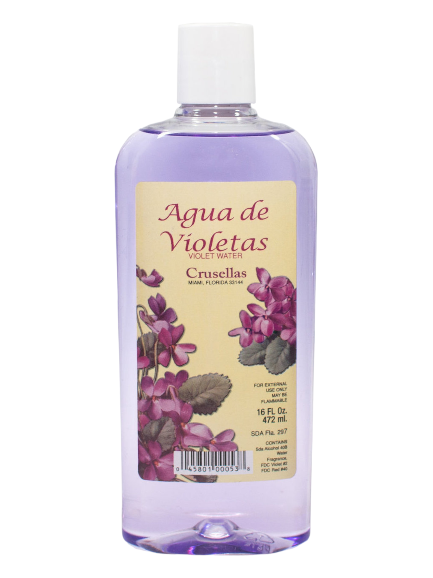 Violet Water / Agua De Violetas / Cologne / 16 oz / Creativity ...