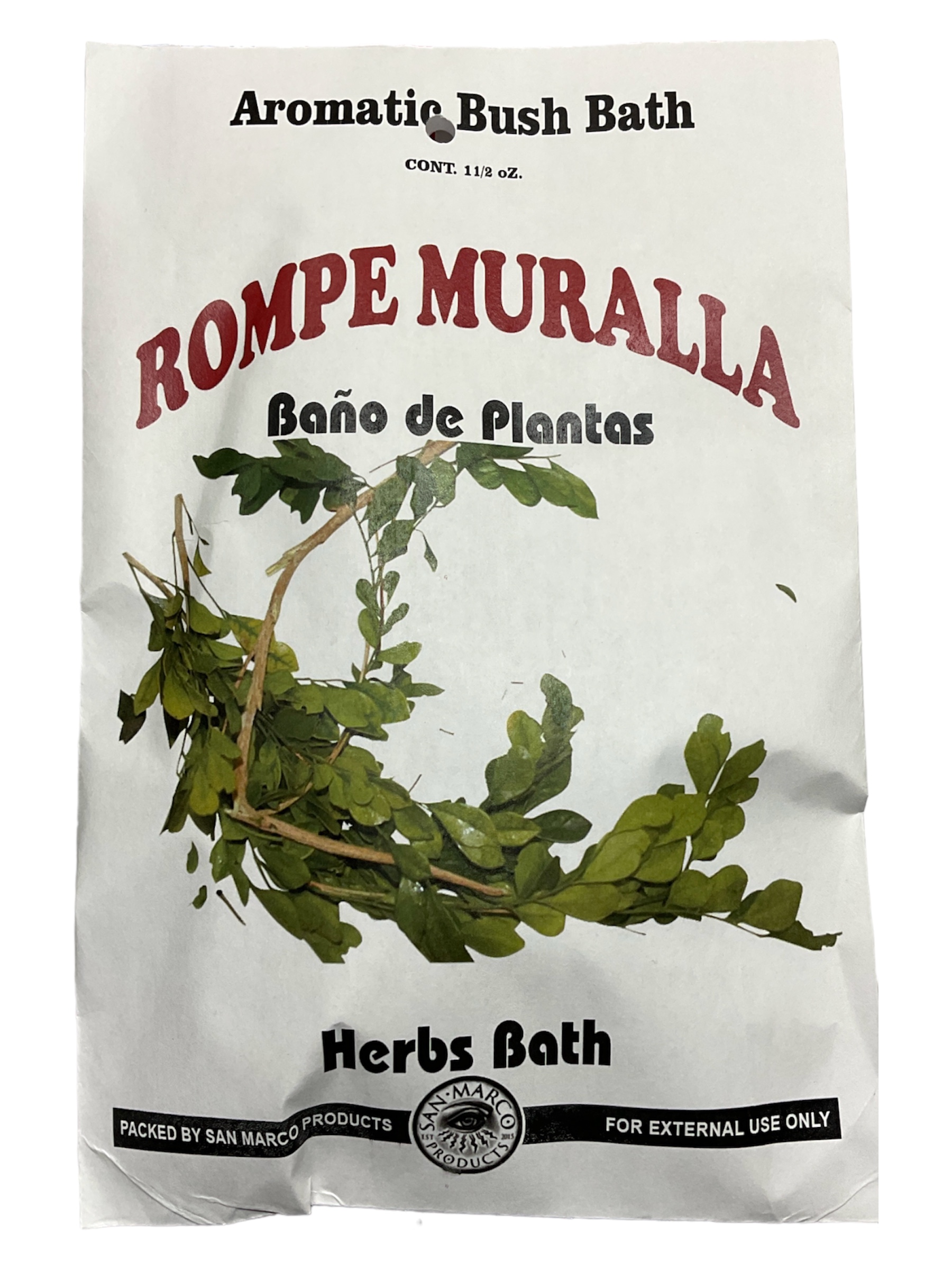 Rompe Muralla Aromatic Bush Bath - Boil to Prepare - Break Down Walls ...