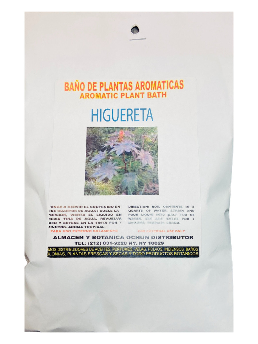Higuereta Aromatic Plant Bath - Boil to Prepare - Detoxify the Body ...