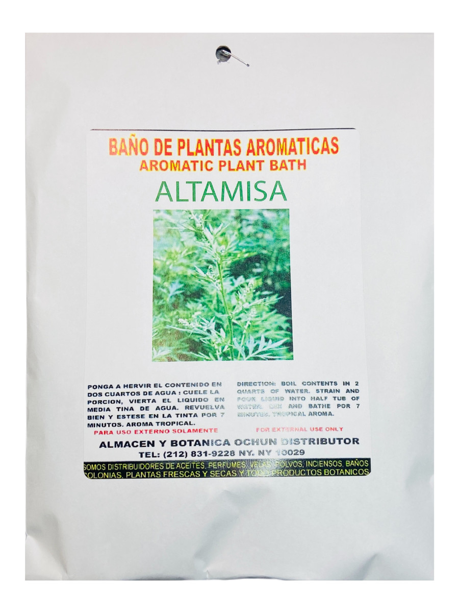 Altamisa Aromatic Plant Bath - Boil to Prepare - Purify Energy, Awaken ...