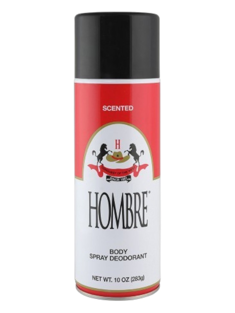 Hombre Red Classic Body Spray Deodorant | Bold Scent for Men | 10oz