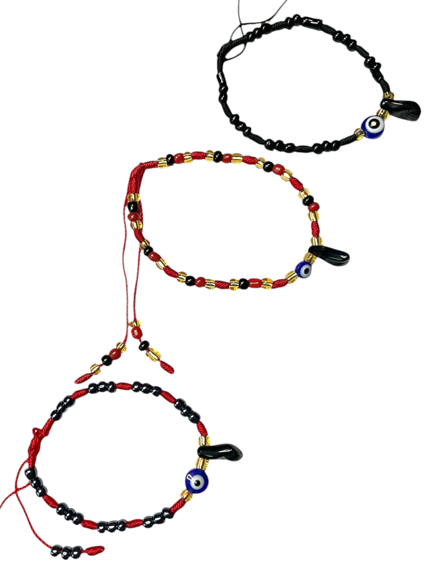 Radiant Shield: Azabache & Evil Eye - Adjustable Length Spiritual ...