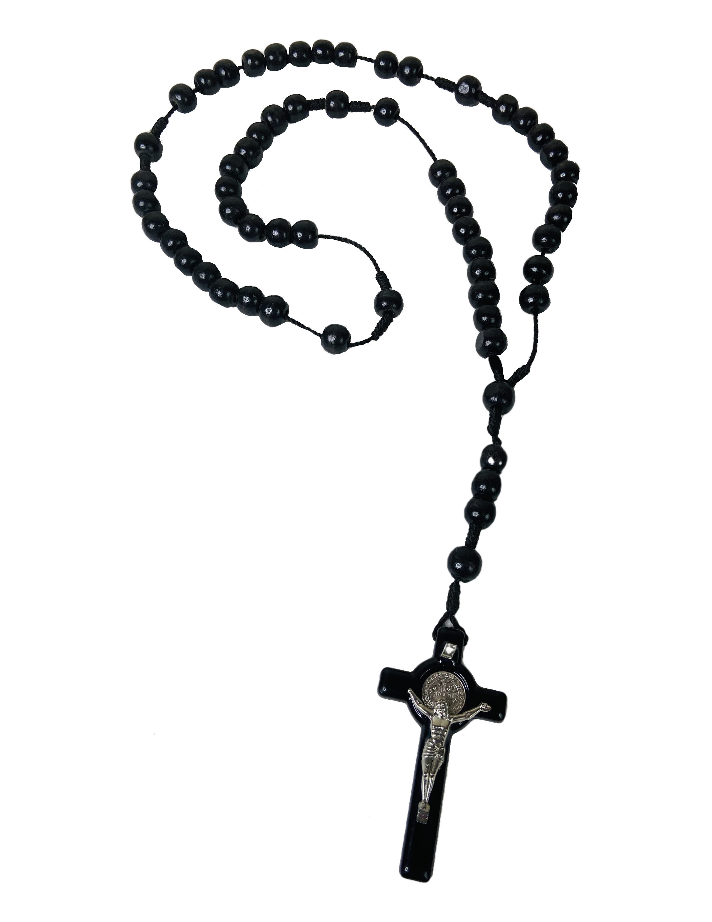 Saint Benedict / San Benito / Medallion & Jesus Crucifex / Spiritual ...