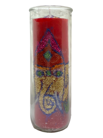 Ganesha / Enchanted Red Pull Out Jar Spell Candle / By Lady Rhea The ...
