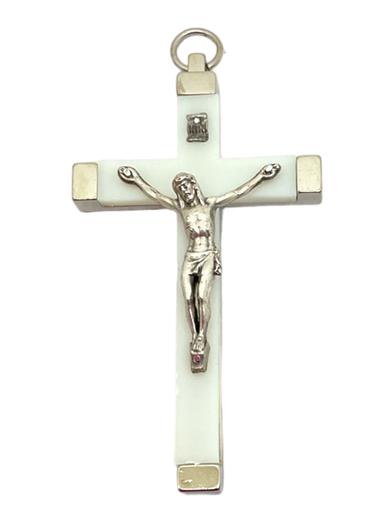 Crucifixion of Jesus Christ INRI Luminous Inlay Crucifix Pendant ...