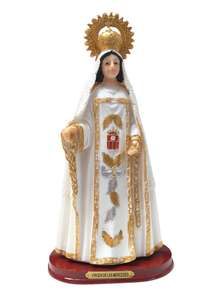 Virgen De Mercedes Statue: Beacon Of Hope (12”) - Botanica San Lazaro