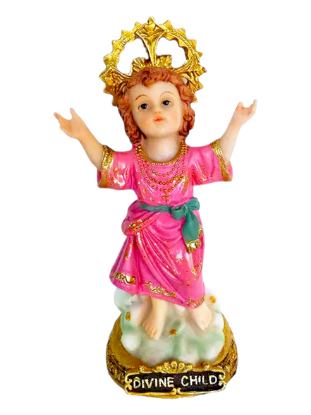 Divine Child Jesus Statue - Standing On Clouds With Gold Base (5 ...