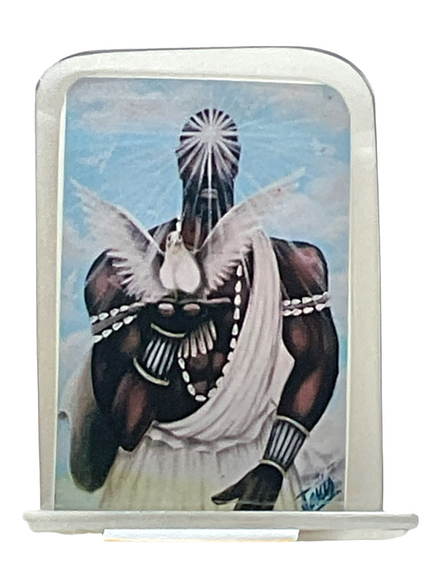 Orisha Obatala 3" Adhesive Dashboard Ornament Stick On Shelf Decoration ...