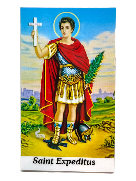 Saint Expeditus Laminated Prayer Card: Praying for Urgent Needs ...
