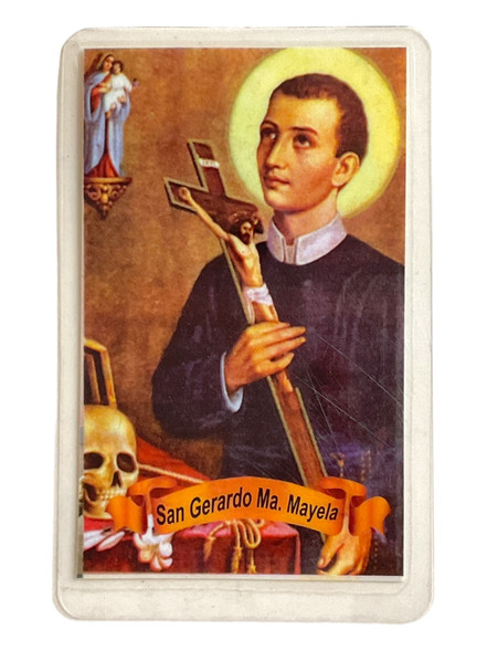 San Gerardo Ma. Mayela Laminated Prayer Card: Healing & Faith (Spanish ...