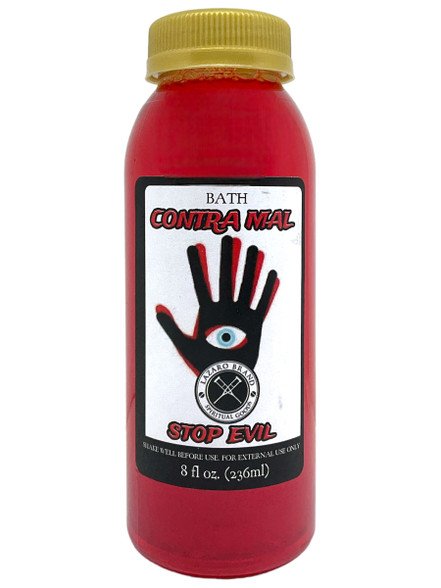 Stop Evil Contra Mal Spiritual Bath Liquid: Banish the Shadows (8oz ...