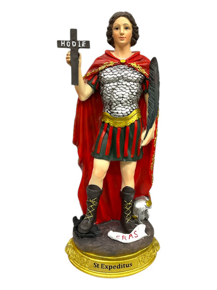 Saint Expeditus Statue: Patron of Swift Solutions - Place on a ...