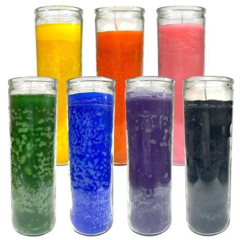 7 Day Candles Solid Color Collection