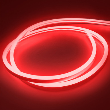 NeoGlow 15mm x 8mm Neon LED Strip Lights Red Single Colour