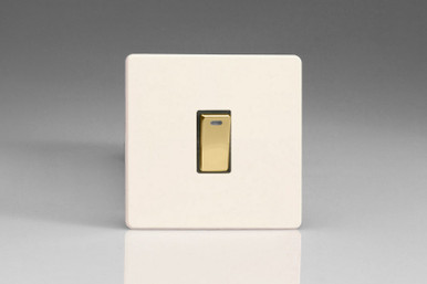 Varilight Primed Screwless 1-Gang 20A Double Pole Rocker Switch + Neon ...