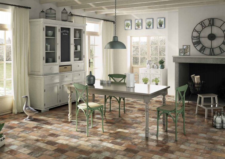 Brick Floor Tile Collection Creates A Timeless Craftsman Look - Tile ...