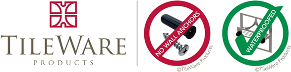 TileWare Products Shower Accessories: No Rust, Permanently Attached ...