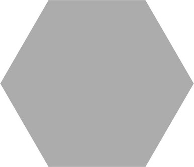 Basic Hex Silver Porcelain Tile 8x10 - CASE - Tile Outlets of America