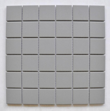 Silver 2x2 Porcelain Mosaic 12x12 - EACH - Tile Outlets of America