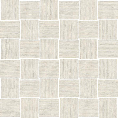 Craft Cotton Basketweave Porcelain Mosaic - EACH - Tile Outlets of America