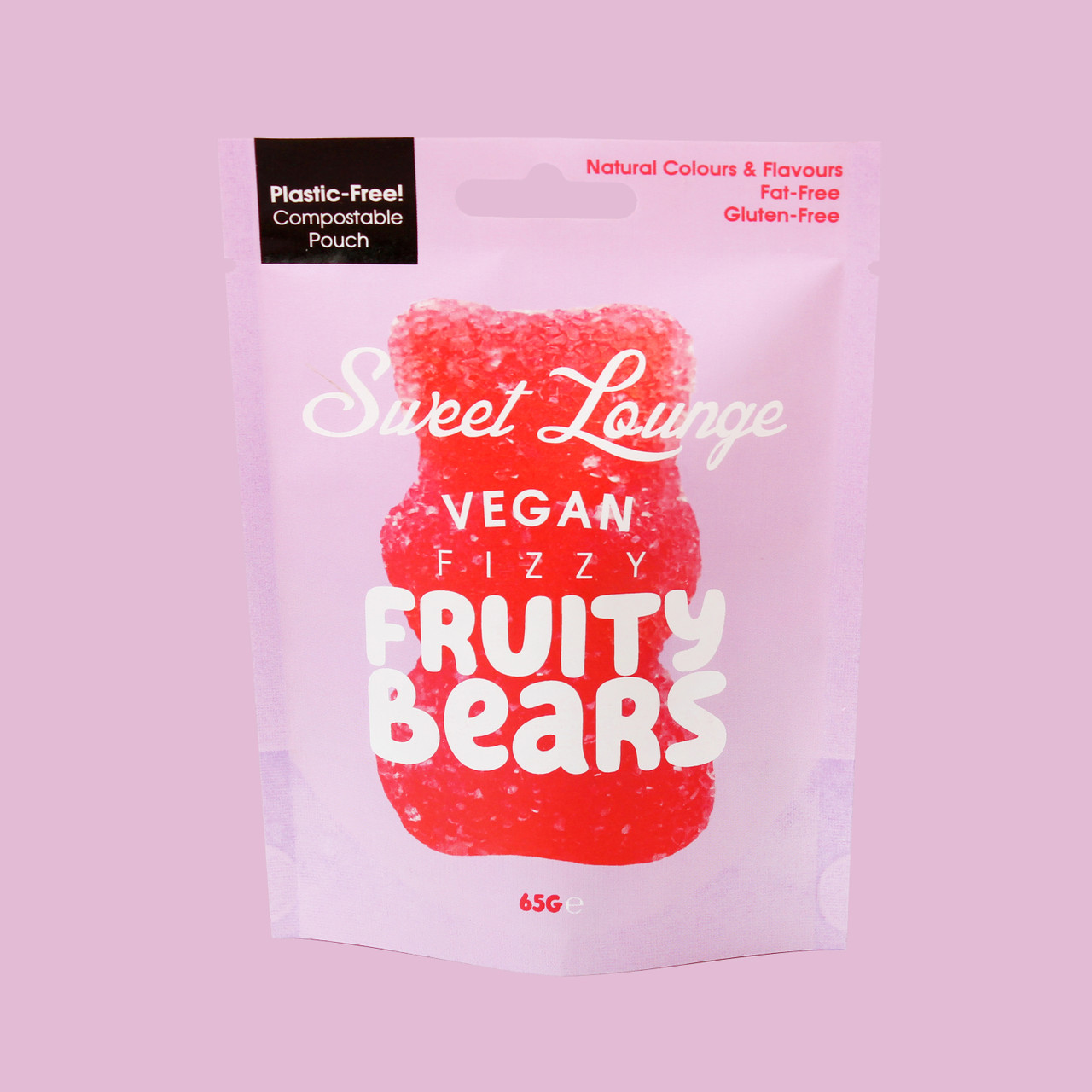 Plastic-free Vegan Fizzy Cola Bottles 65g | Sweet Lounge