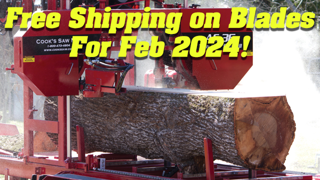Free Shipping on Bandsaw Blades for Feb 2024 - Cook's Saw Store