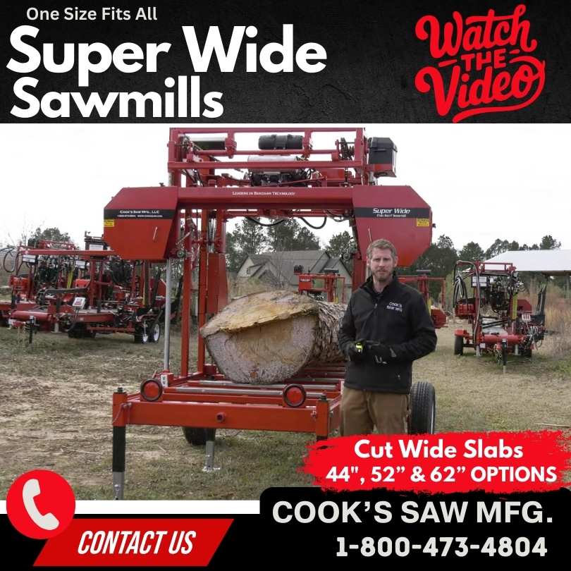 SW44 Super Wide Mill is Your Sawing Game-Changer - Cook's Saw Store