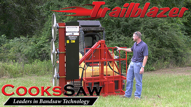 Cook's Saw Trailblazer - Skid steer attachment - Cook's Saw Store